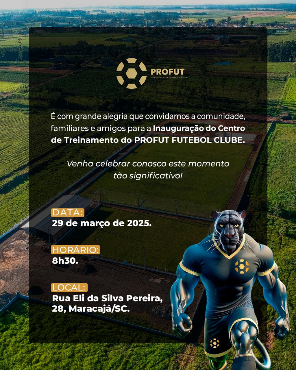 Escola de futebol Profut inaugura centro de treinamentos - Maciel ...